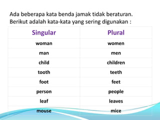 Singular and plural noun | PPTX