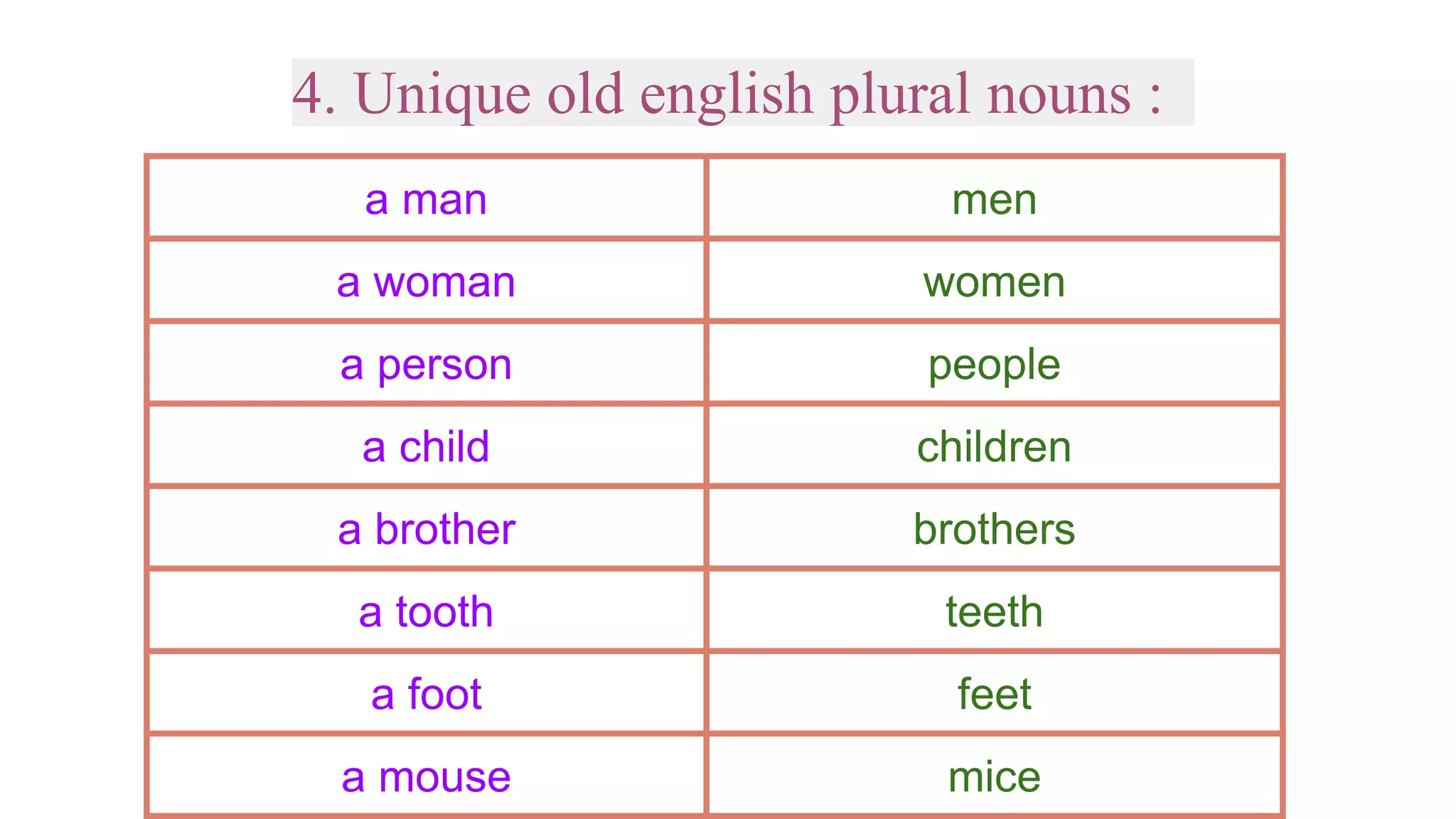 Singular and plural noun | PPTX