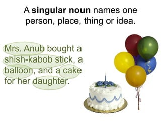Singular and Plural nouns- Unit 2 | PPT