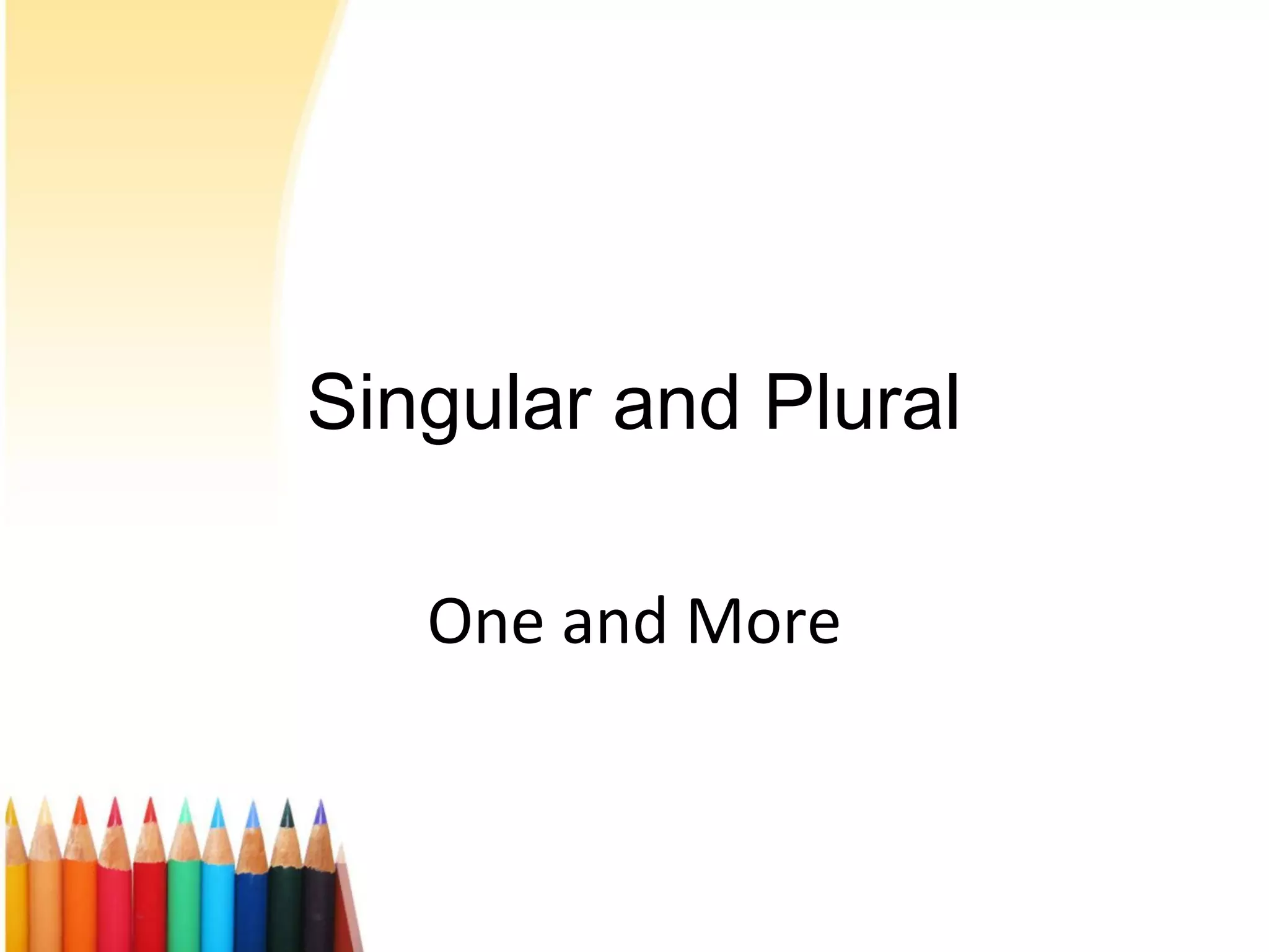 Singular and plural_nouns | PPT