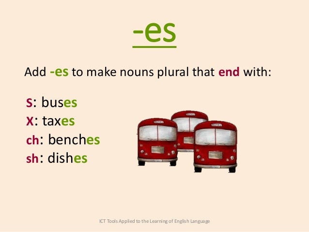 Singular and plural nouns