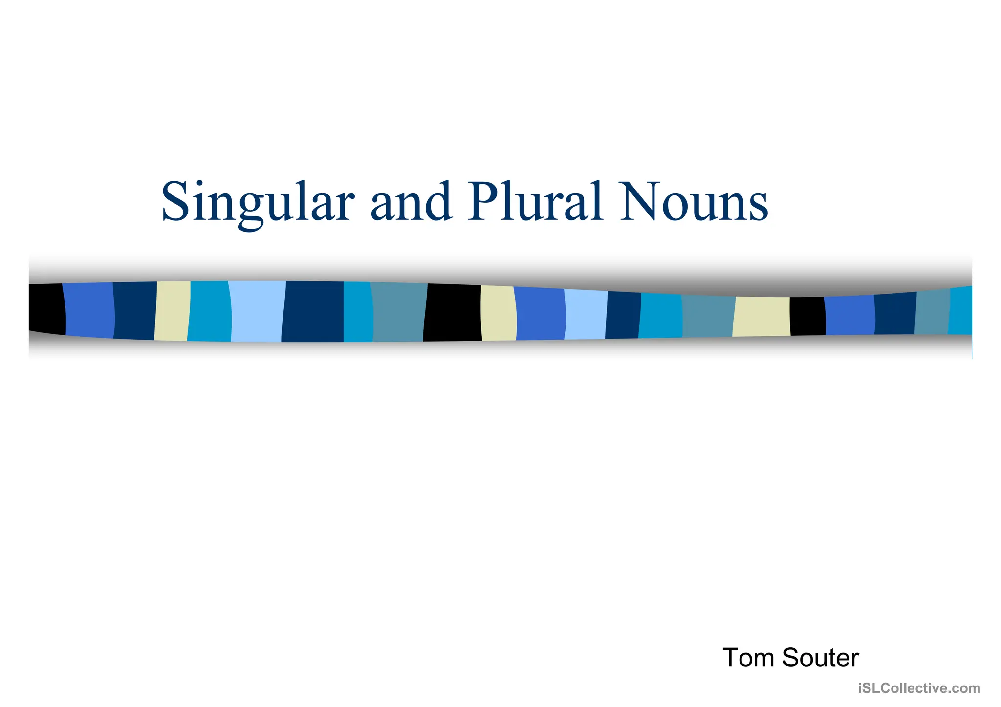 Singular and Plural nouns - English language | PDF