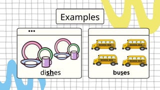 SINGULAR AND PLURAL NOUNS and examples.. | PPTX