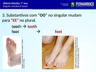 Singular and plural nouns English Presentation.ppt