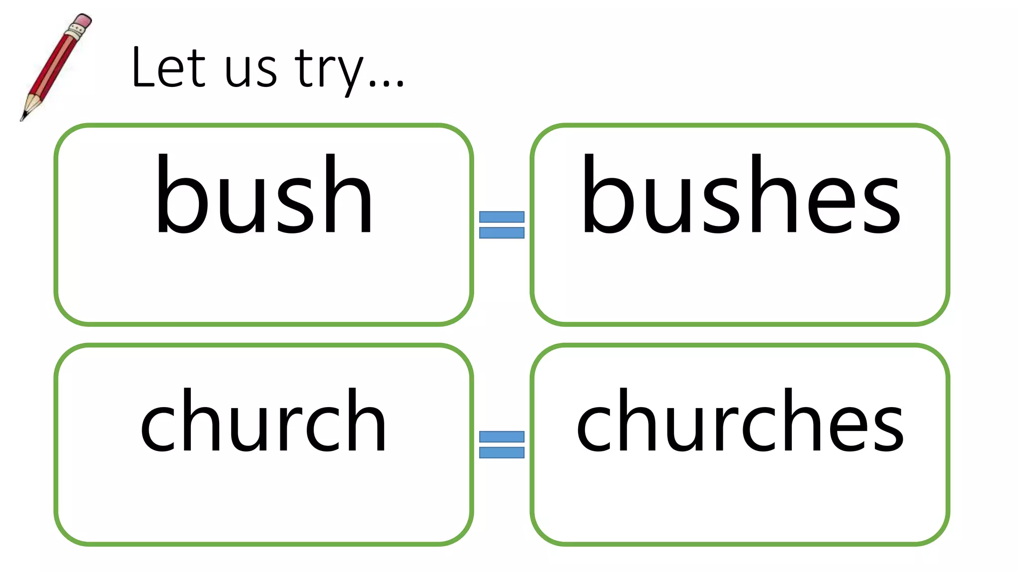Singular and plural nouns grade 1 by cbr | PPTX