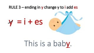 Singular and plural nouns grade 1 by cbr | PPTX