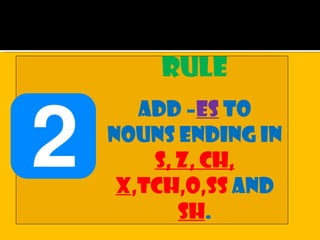 Singular and plural nouns ppt | PPT