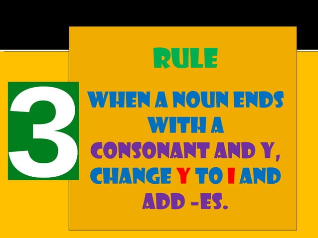 Singular and plural nouns ppt | PPT