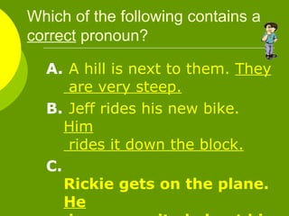 Singular And Plural Pronouns | PPT