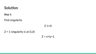 Singularity & pole | PDF