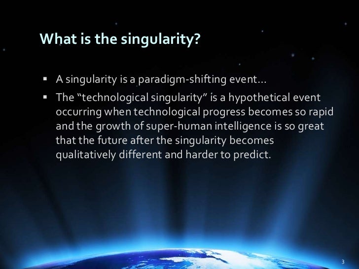 The Technological Singularity and Entrepreneurship