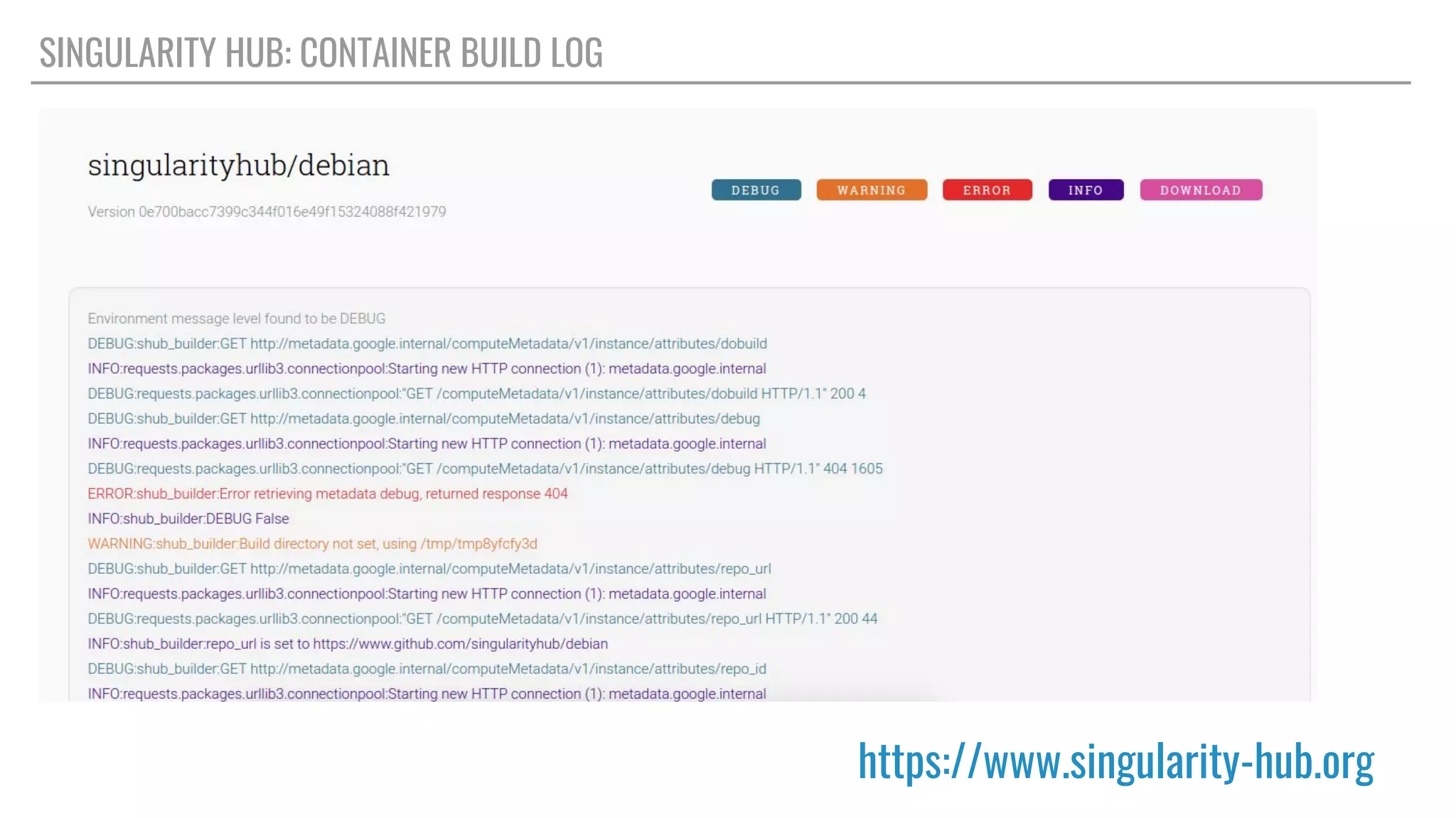 Singularity Containers for Scientific Compute | PDF