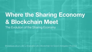 Where Blockchain & Sharing Economy Meet | PDF