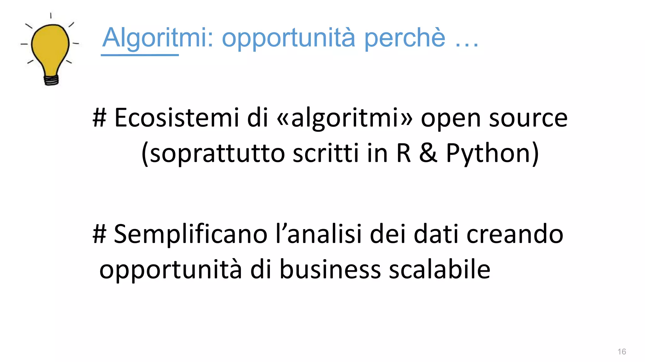 Big Data @ Singularity University Milan | PPT