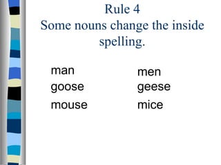 Lesson 7: Singular and Plural Nouns | PPT