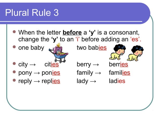 Singular & plural rules | PPT