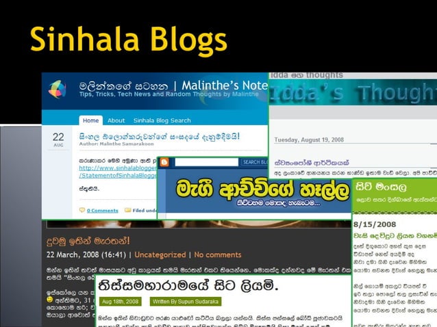 Sinhala Unicode and Usage | PPT
