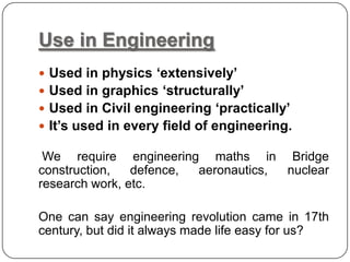 Importance of Maths in Engineering | PPTX