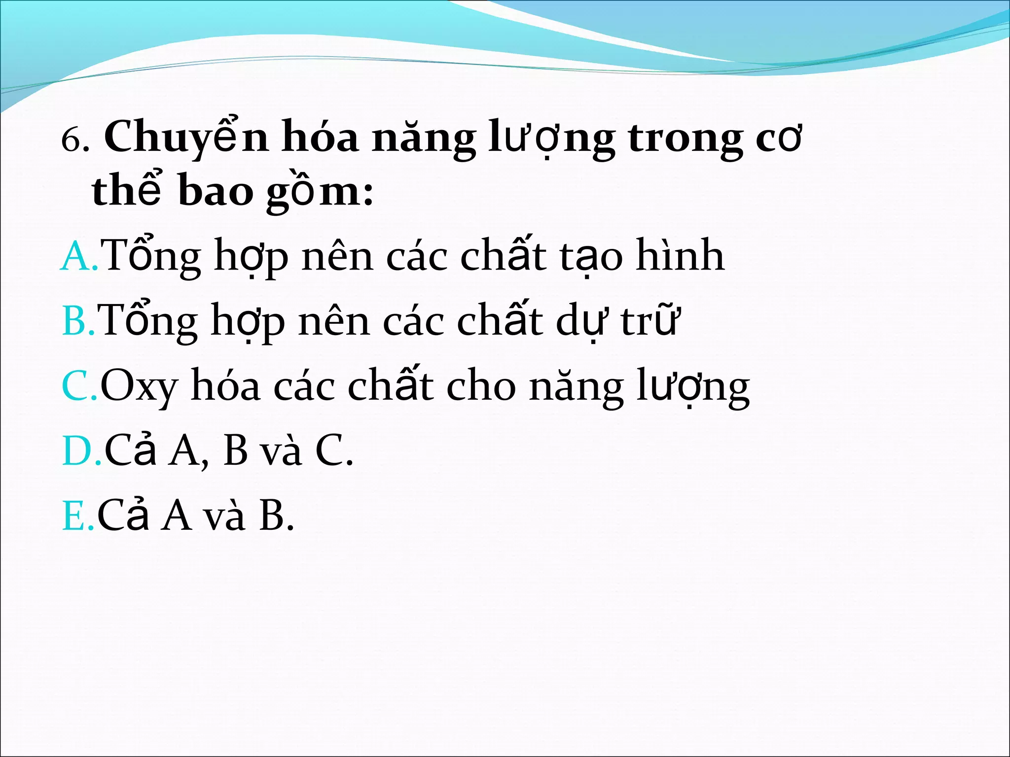 Sinh lý chuyen hoa nang luong | PPT