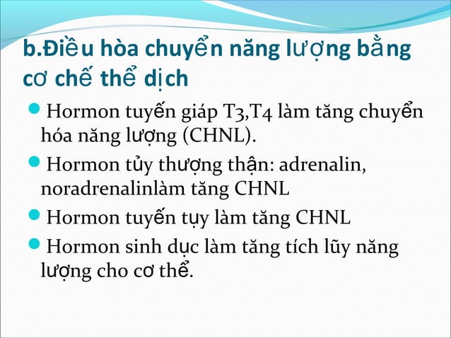 Sinh lý chuyen hoa nang luong | PPT