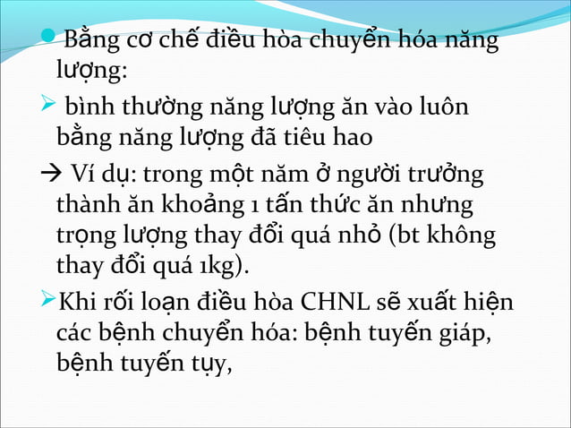 Sinh lý chuyen hoa nang luong | PPT