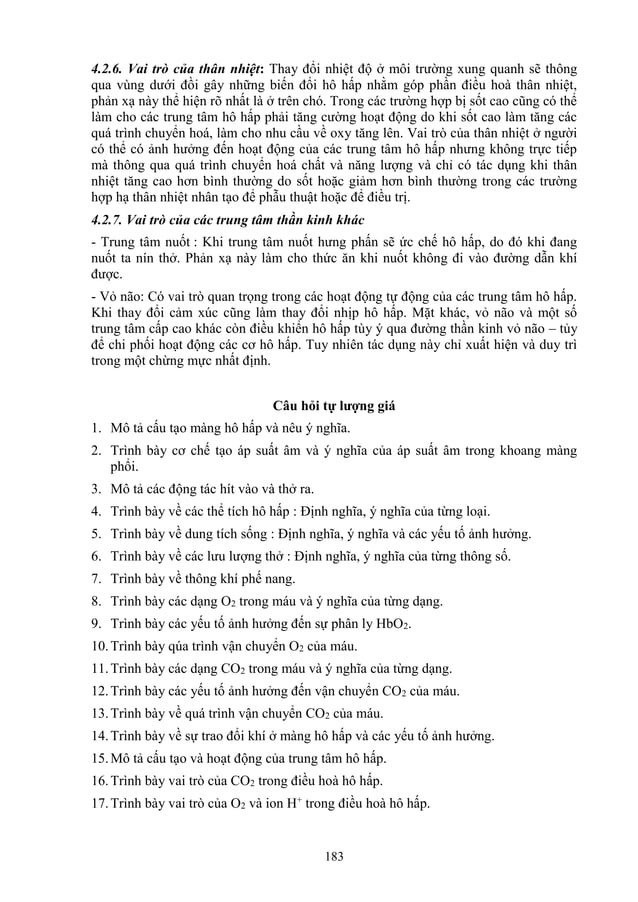 SINH LÝ HÔ HẤP.doc rất cần thiết cho các bạn | DOC