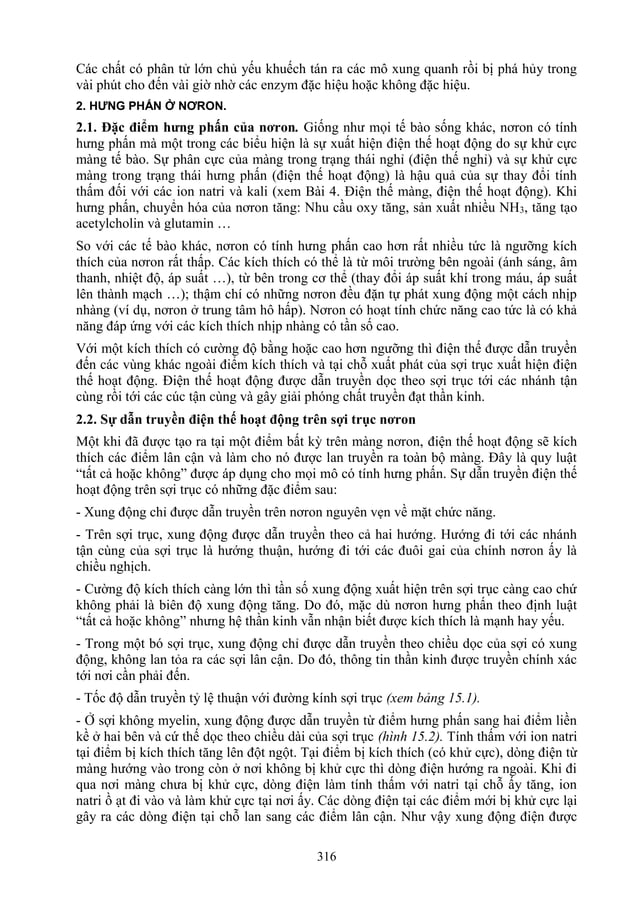 SINH LÝ NƠRON.doc RẤT HAY CÁC BẠN BÁC SĨ Ạ | DOC