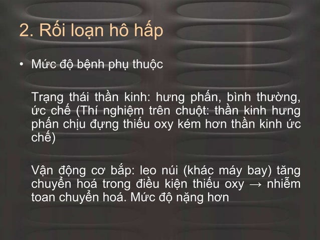 HVQY | Sinh lý bệnh | Hô hấp | PPT