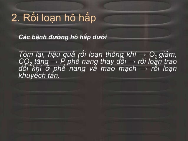 HVQY | Sinh lý bệnh | Hô hấp | PPT