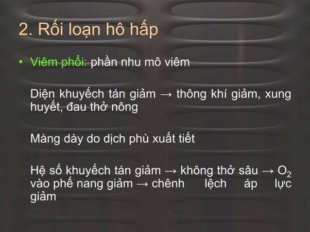 HVQY | Sinh lý bệnh | Hô hấp | PPT