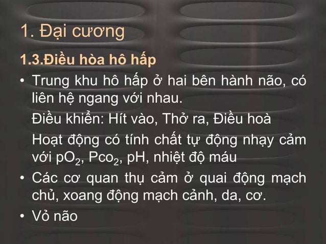 HVQY | Sinh lý bệnh | Hô hấp | PPT