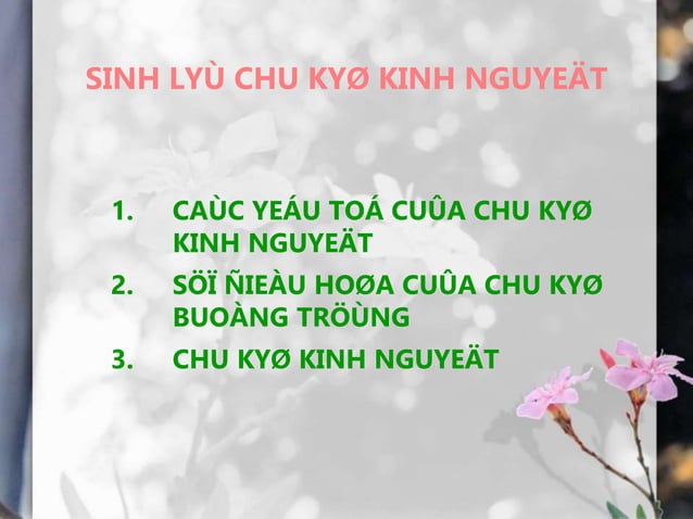 SINH LY CHU KY KINH NGUYET.ppt