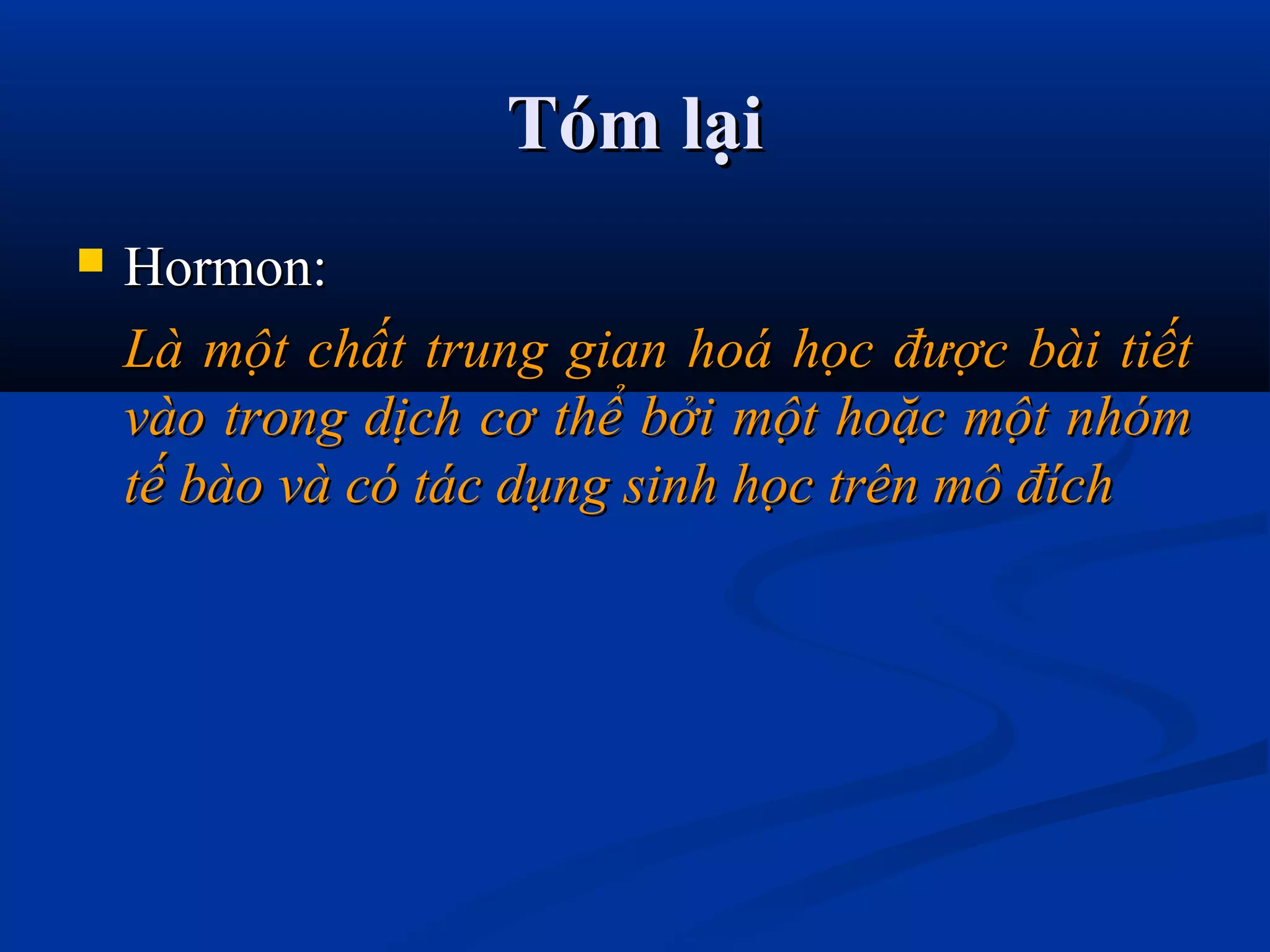 Sinh ly he noi tiet | PPT