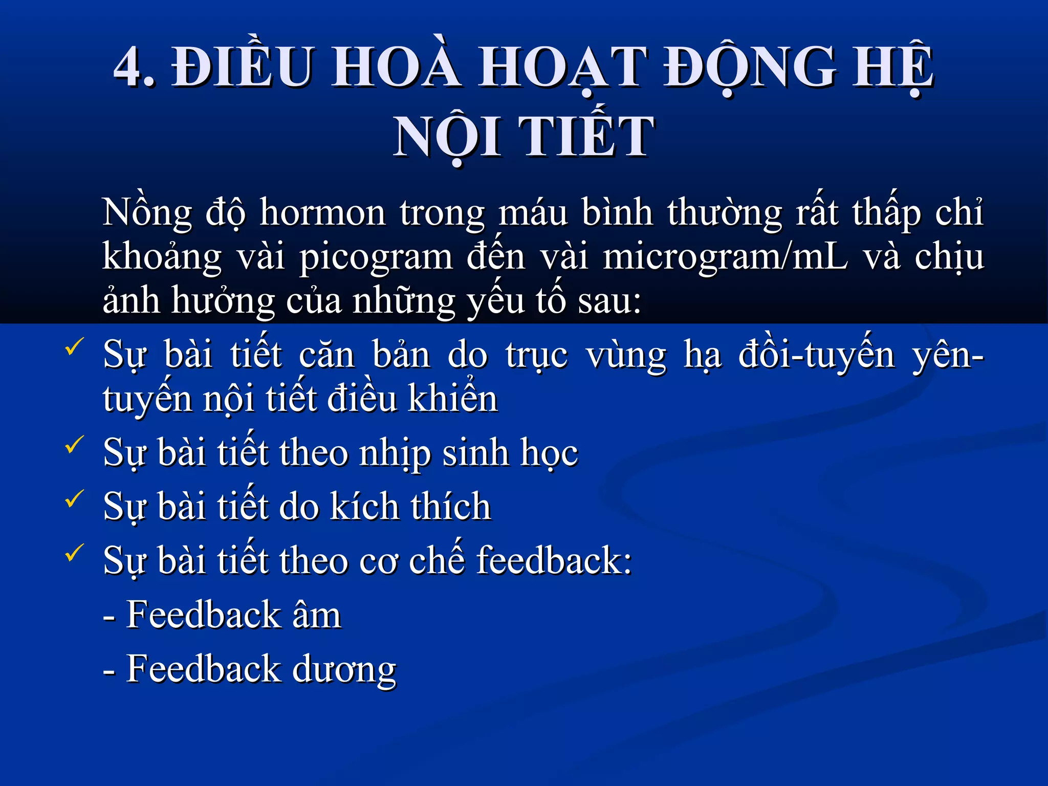 Sinh ly he noi tiet | PPT