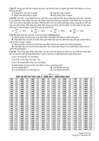 [Sinh](nguyen hue hanoi)(2011lan4) | PDF