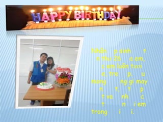 Sinh nhat chang hee sook | PPTX