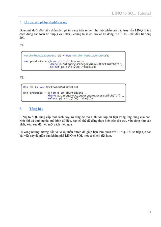 Linq-to-sql-tutorial | PDF