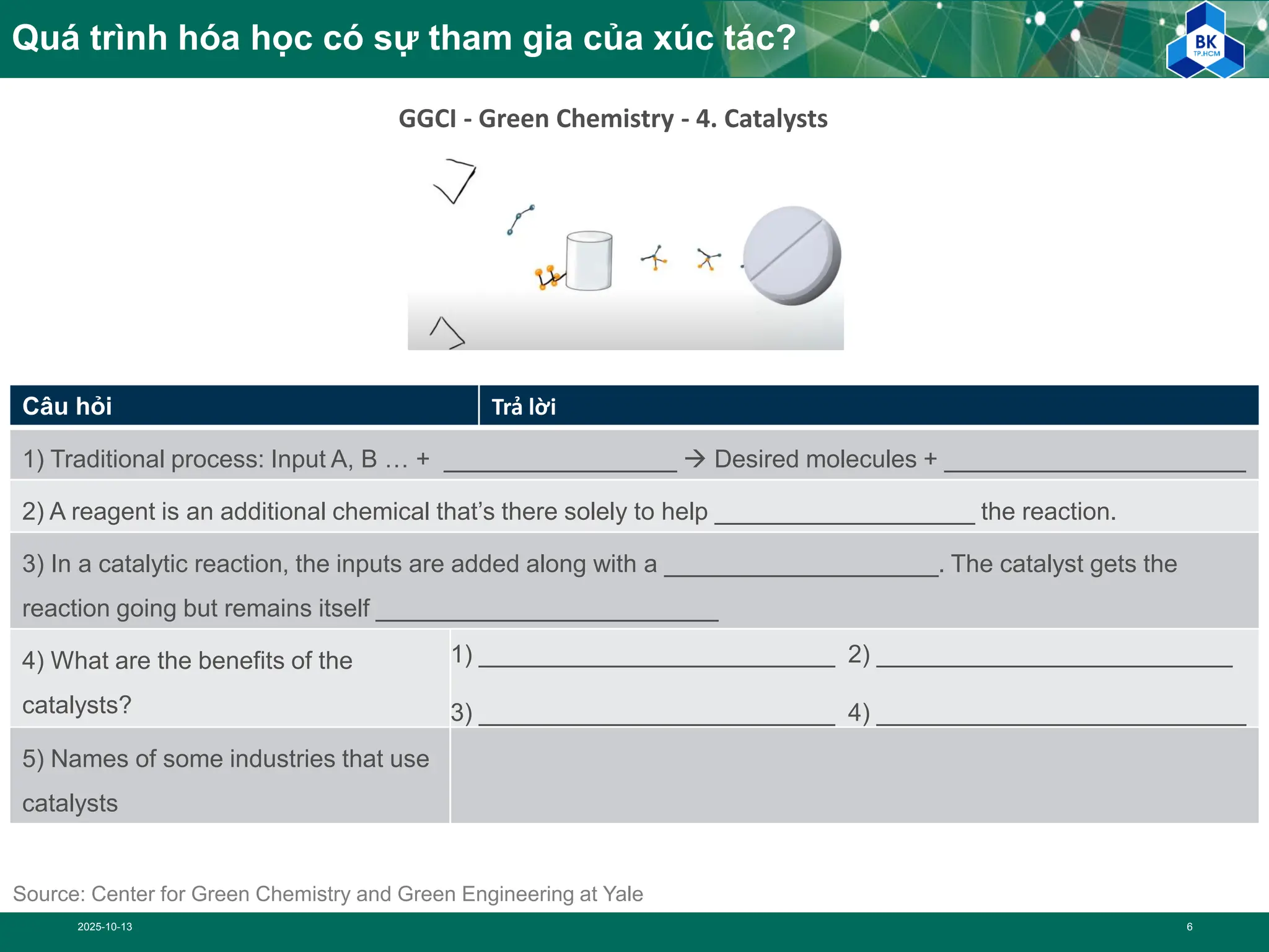 Hóa học xanh - Chương 4 - Xúc tác - ĐHBK.pdf