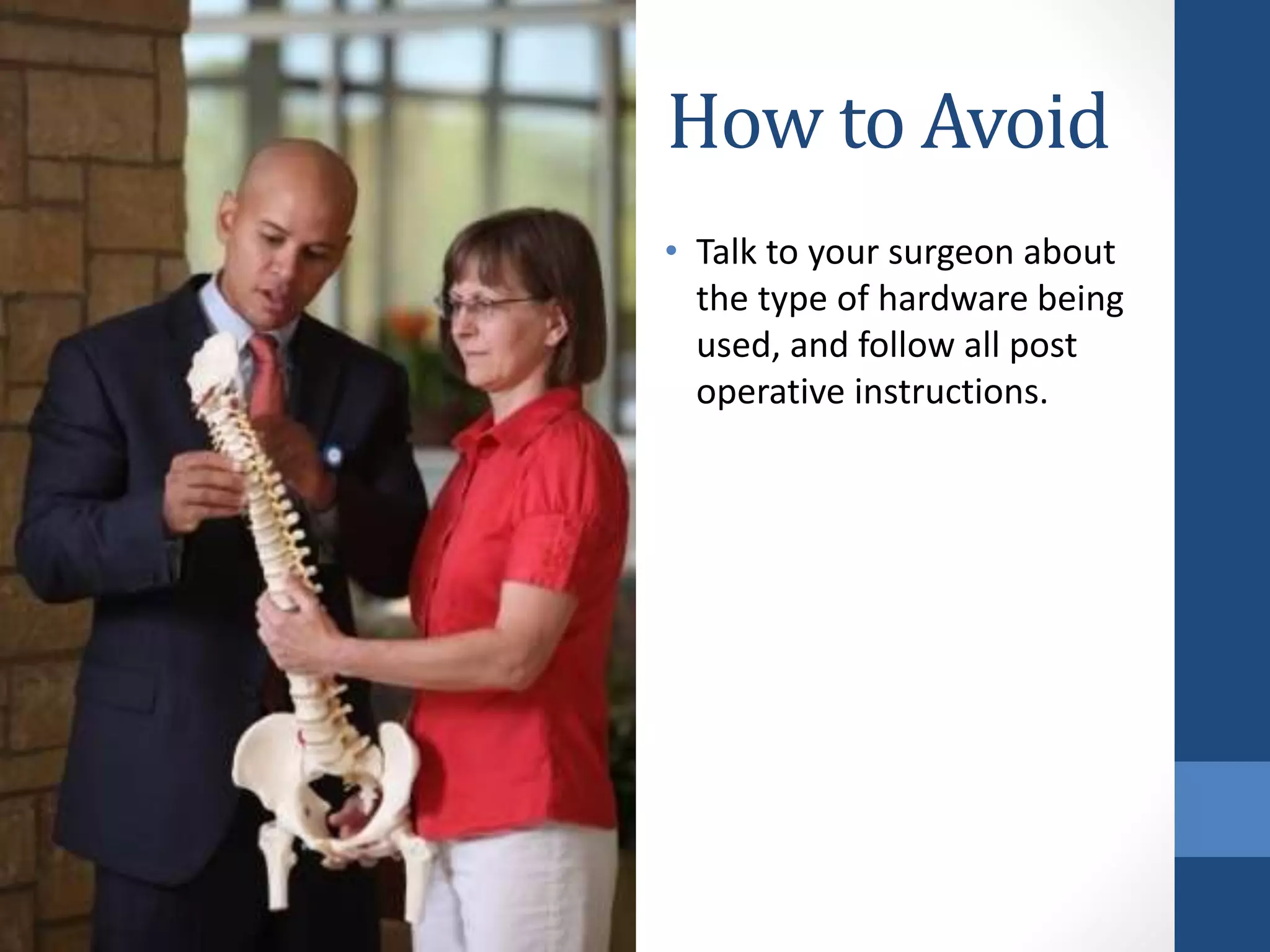 4 Spine Surgery Complications | PPTX