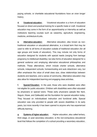Sinificance of education | DOCX