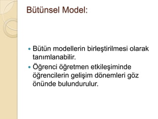 Sinif yöneti̇mi̇ modelleri̇ | PPTX