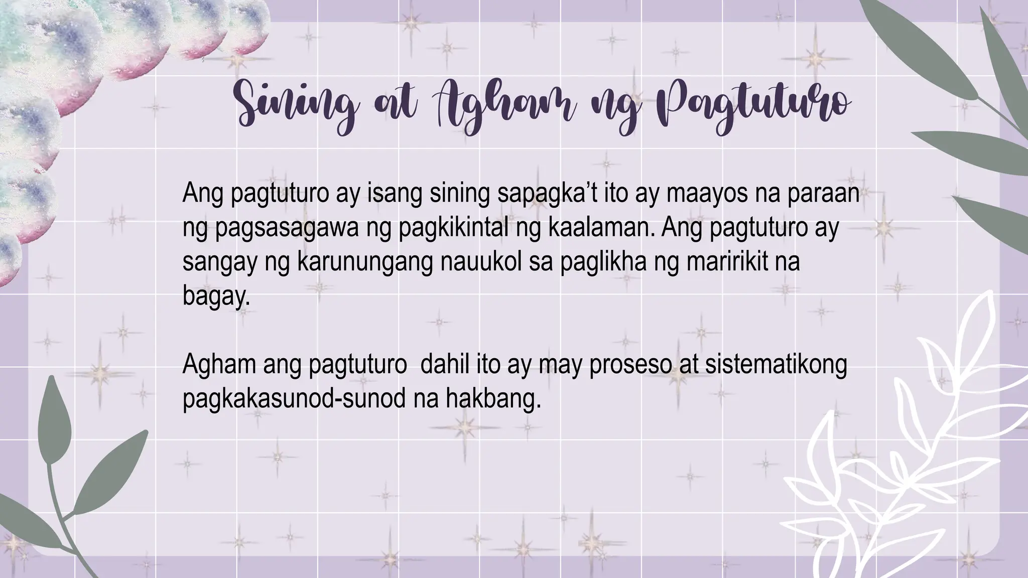 Sining at agham ng pagtuturo sa Wika.pptx