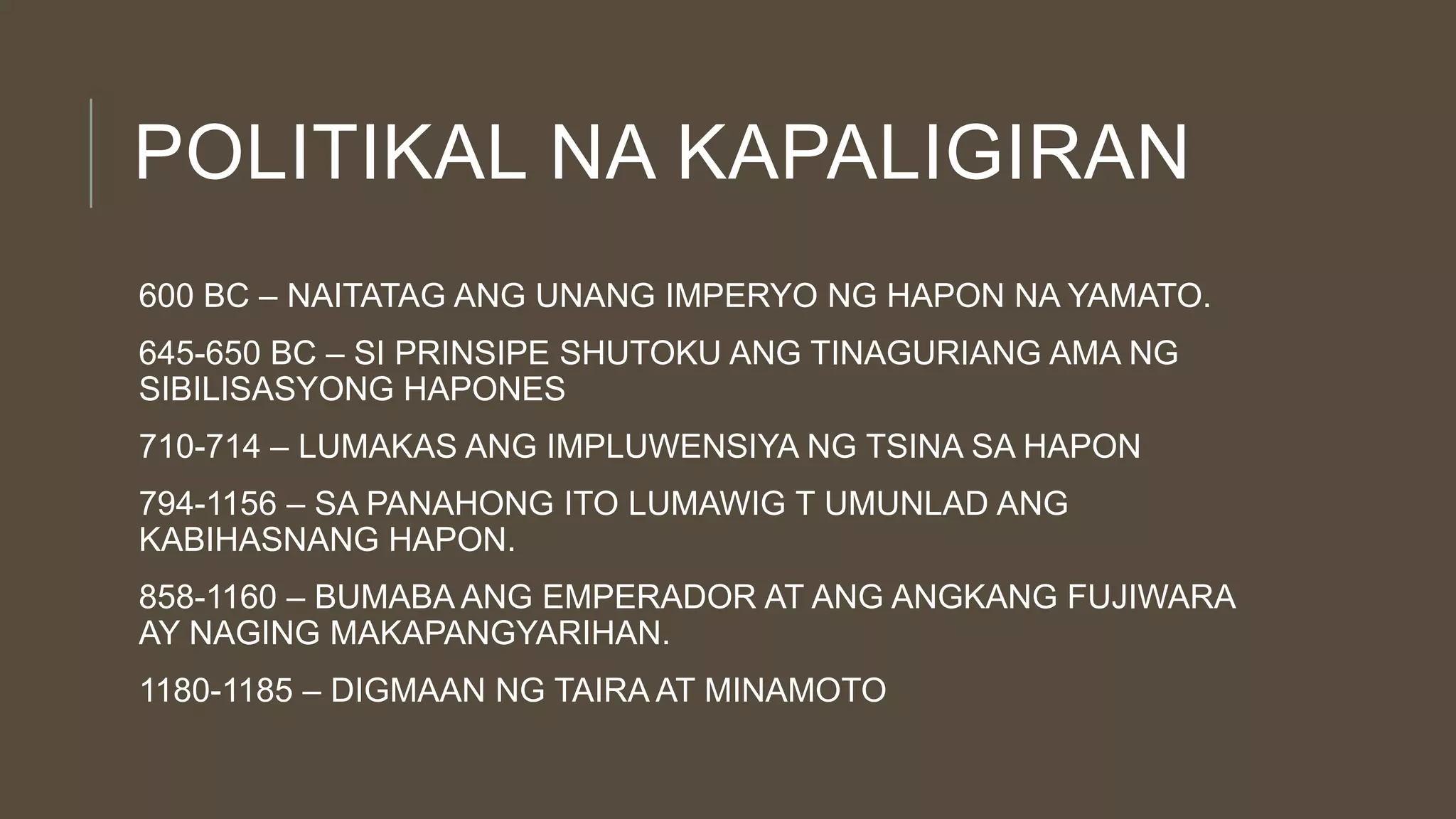Sining at kasaysayan ng hapon | PPTX