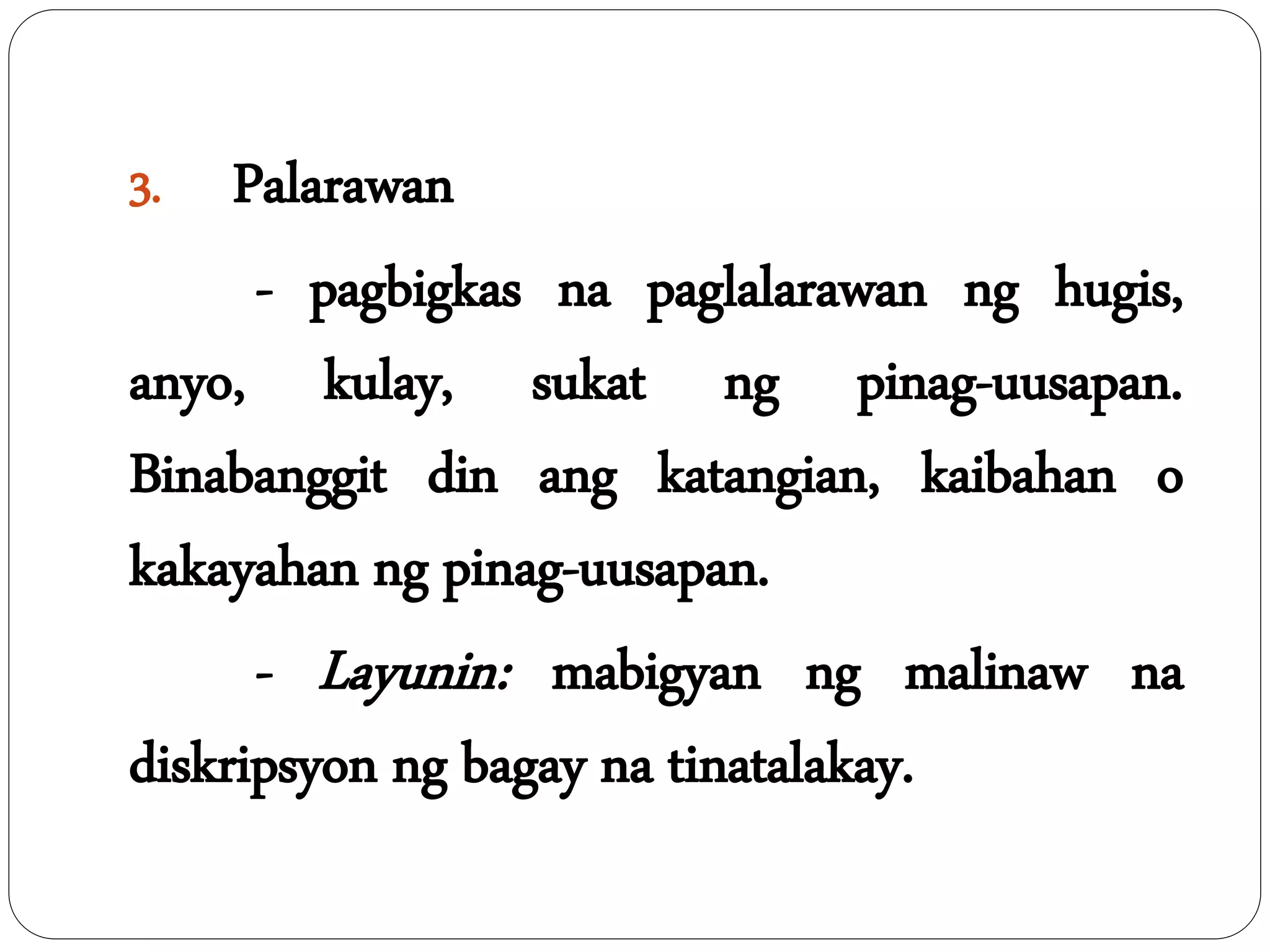 Sining ng pagbigkas at pagsulat na pakikipagtalastasan by Reimuel ...