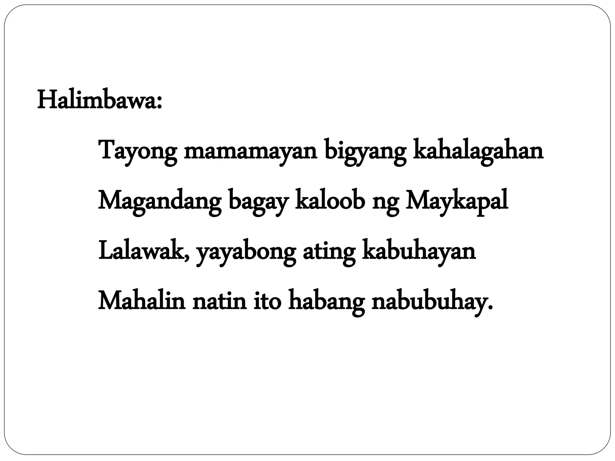 Sining ng pagbigkas at pagsulat na pakikipagtalastasan by Reimuel ...