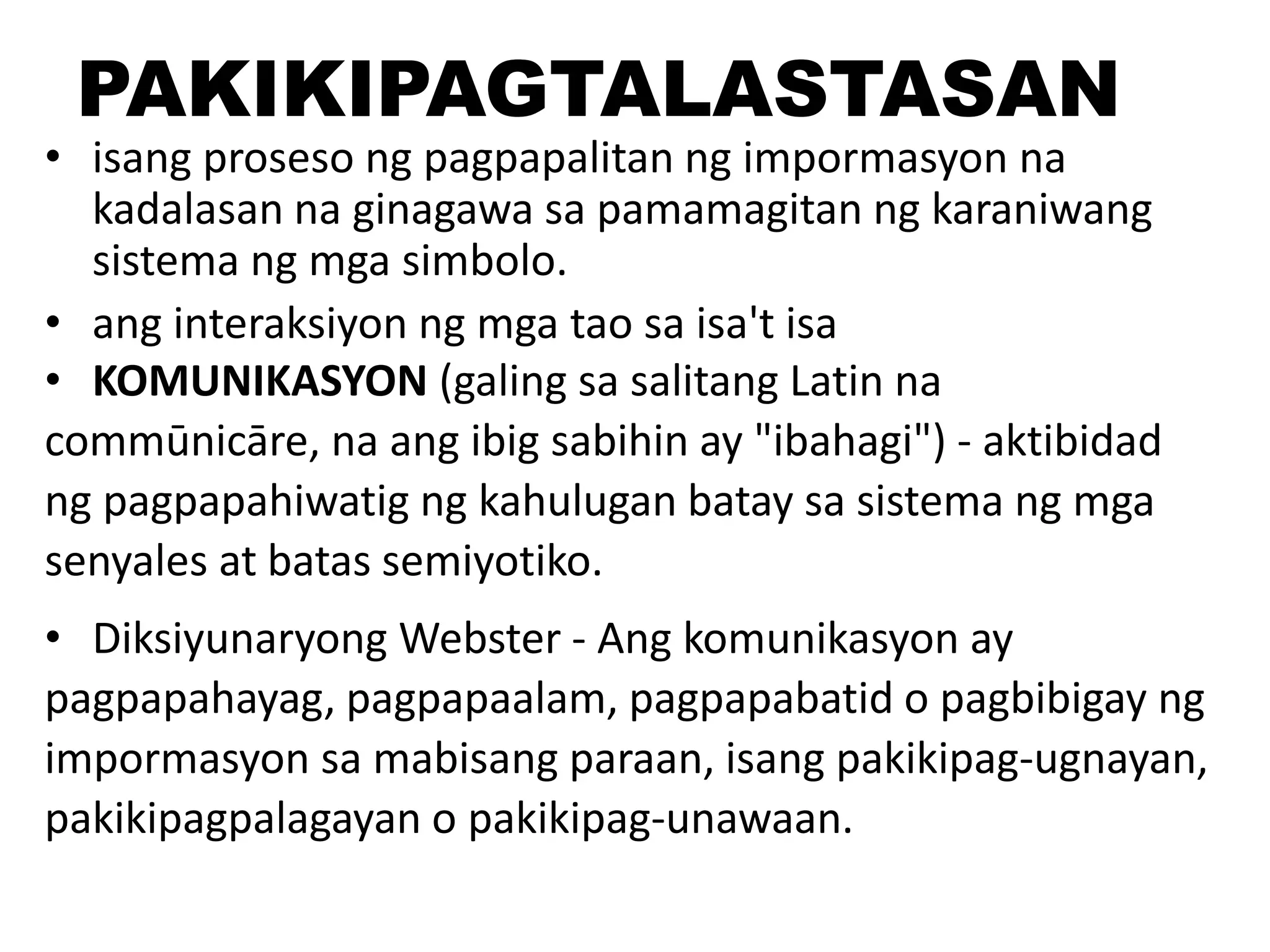 Sining ng pakikipagtalastasan at panitikan sa wikang filipino | PPTX