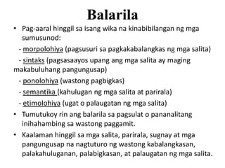 Sining ng pakikipagtalastasan at panitikan sa wikang filipino | PPTX