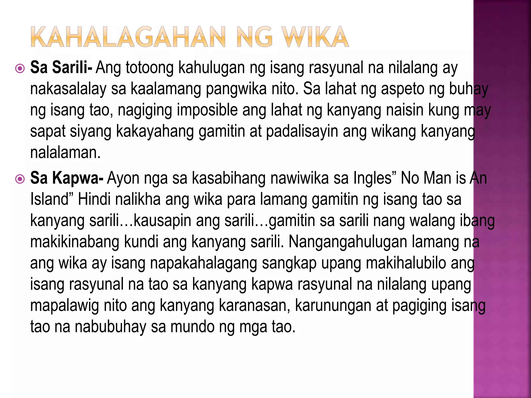 Sining ng pakikipagtalastasan fil 101 | PPTX