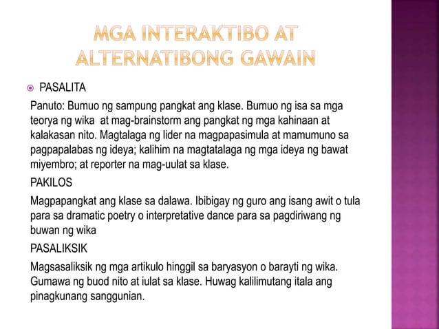 Sining ng pakikipagtalastasan fil 101 | PPTX