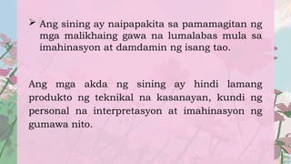 Sining ng Panunuring Pampanitikan. .pptx